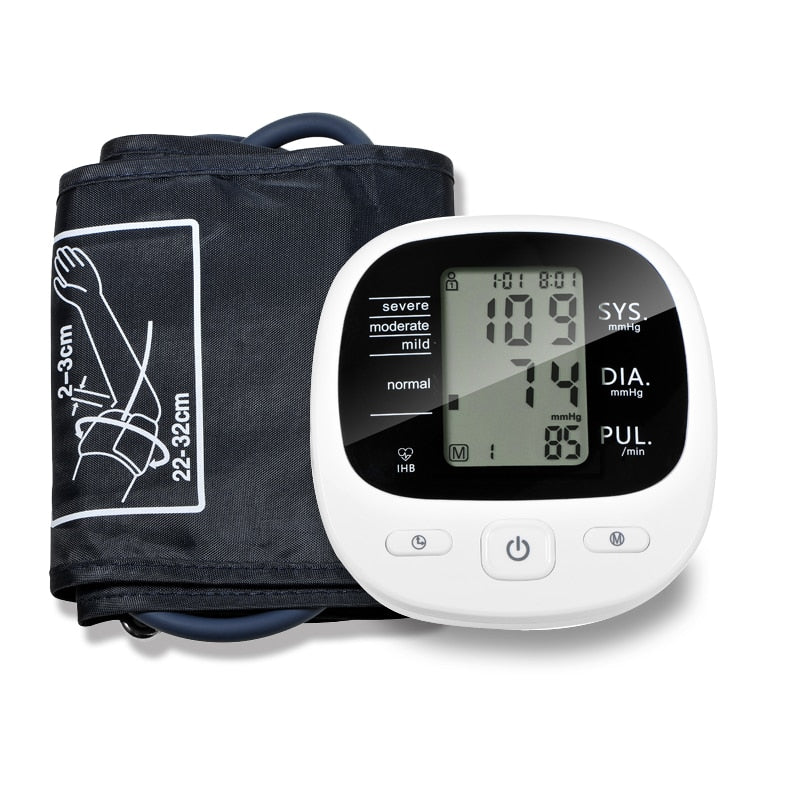 Automatic Digital Upper Arm Blood Pressure Monitor Heart Beat Rate Pul