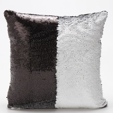 Reversible Sequin Mermaid Sequin Pillow Magical Color Changing Throw P